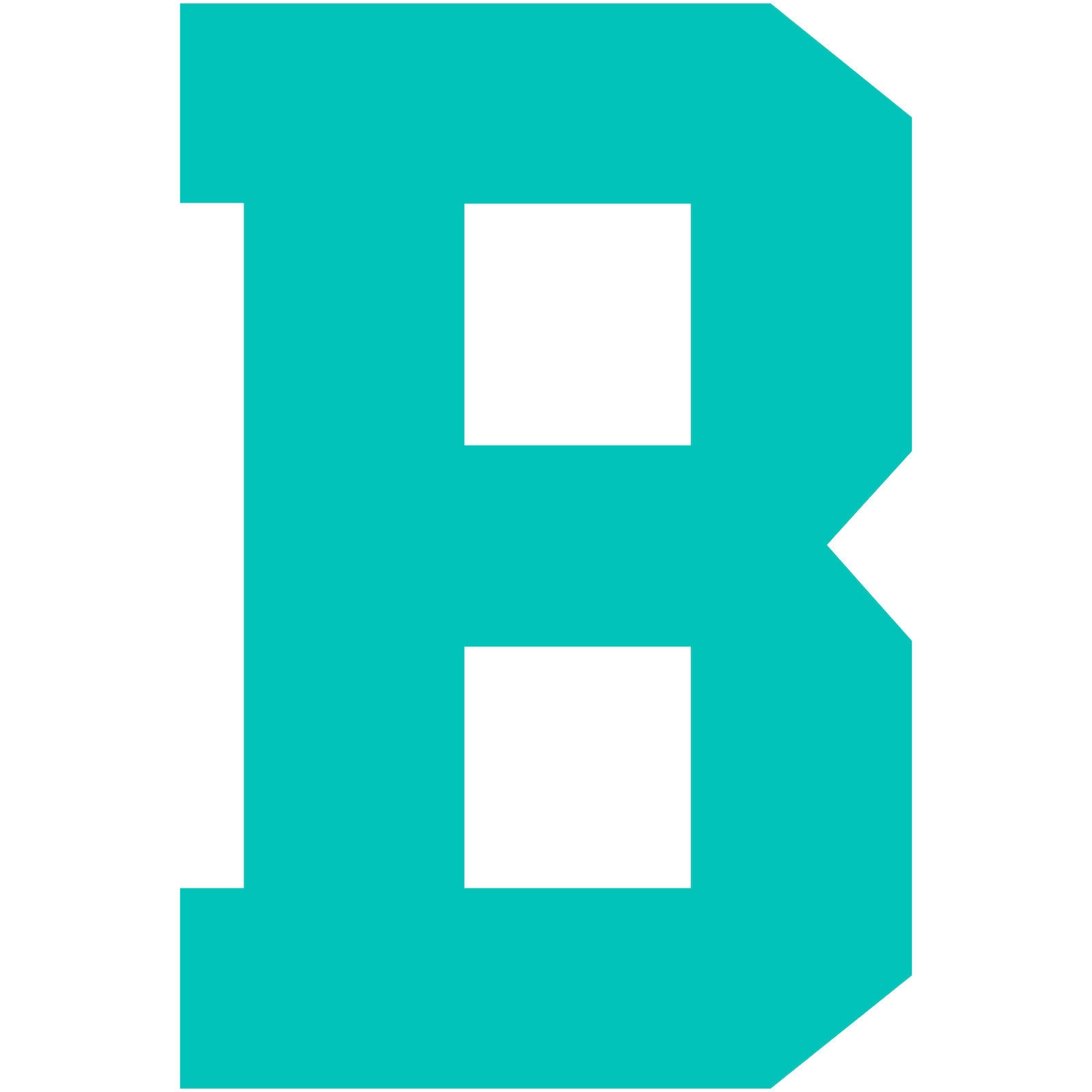 Varsity Letter B Decal Sticker Vinyl Window Laptop College Athletic ...