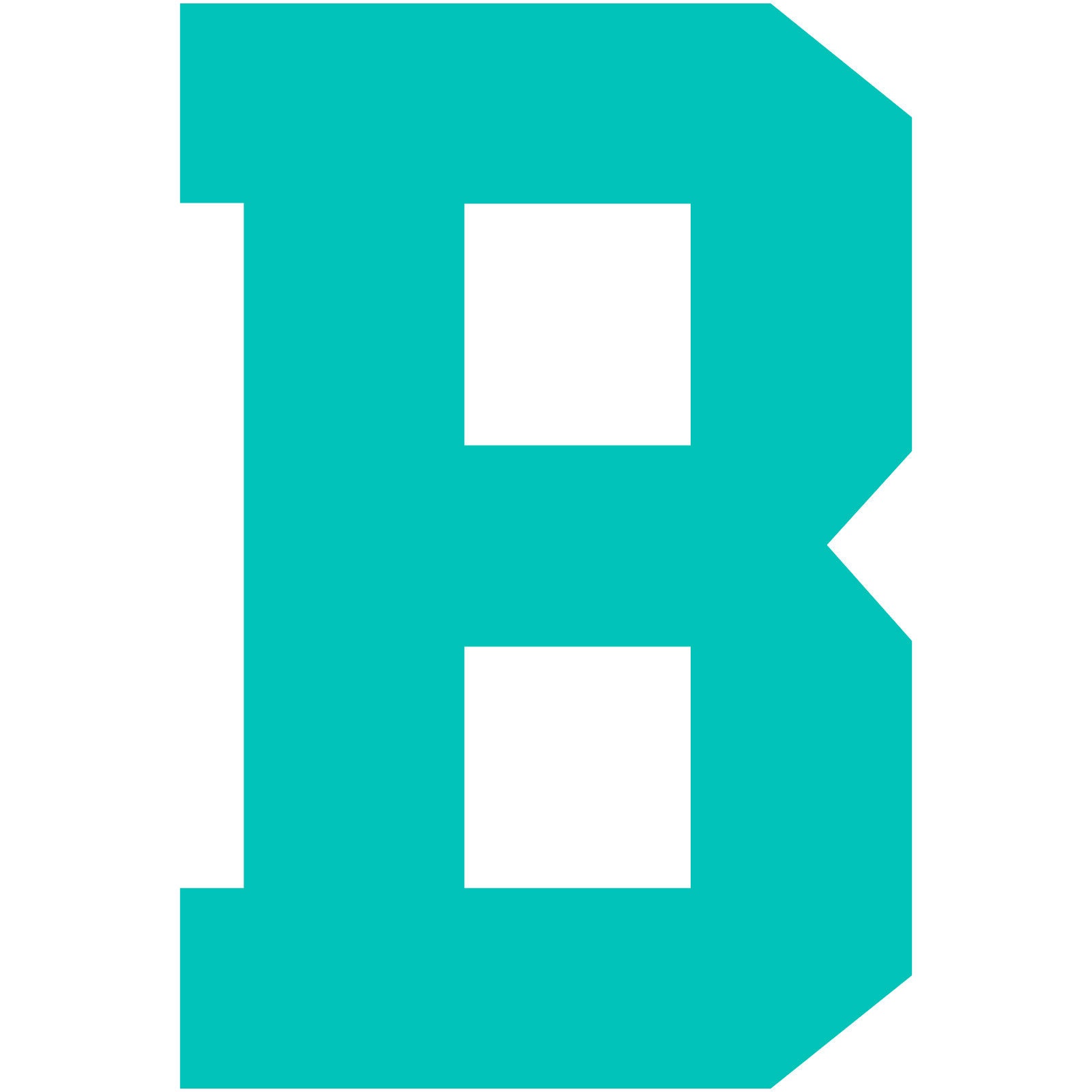 Varsity Letter B Decal Sticker Vinyl Window Laptop College - Etsy