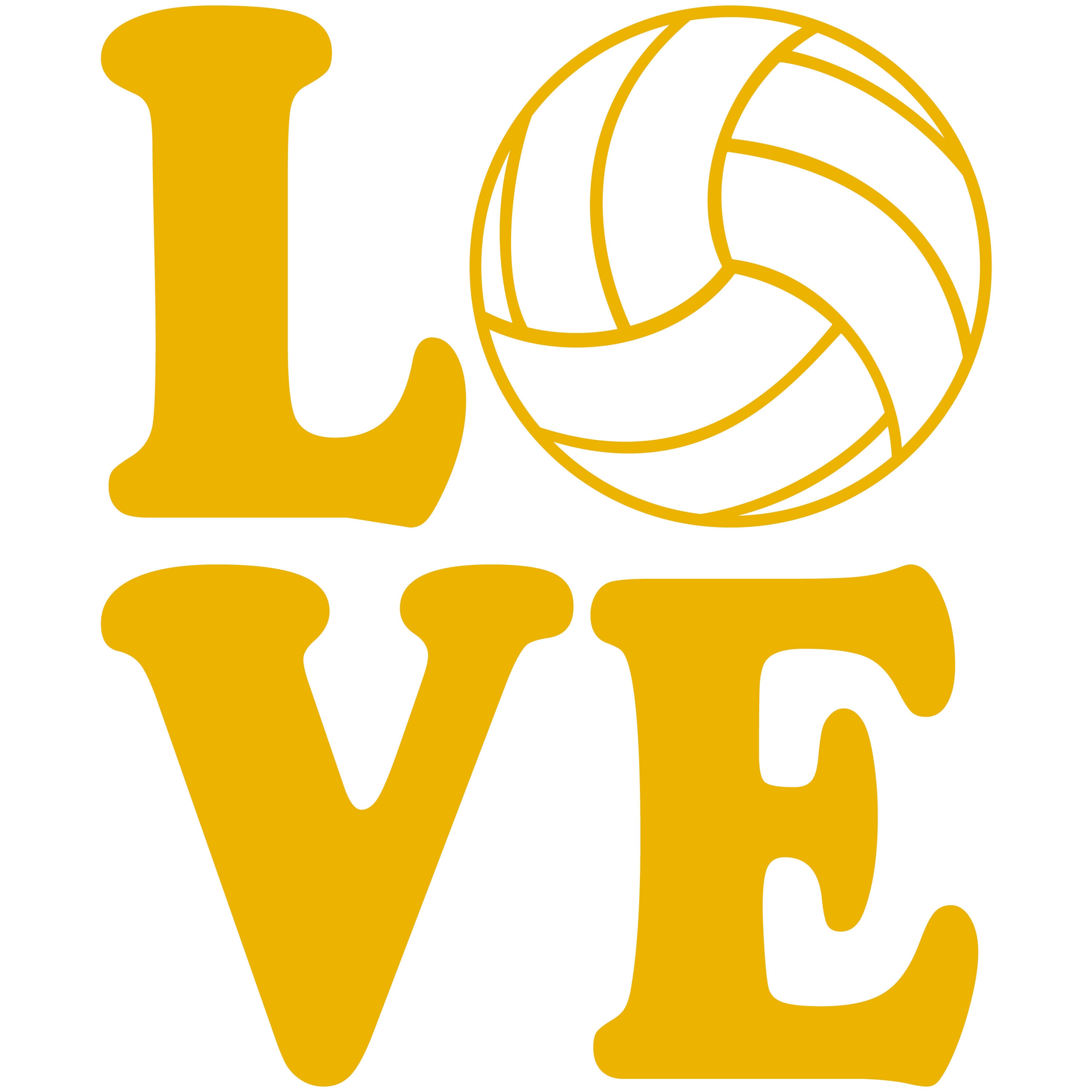 Love Volleyball Stack Vinyl Decal Car Window Bumper Sticker AVP FIVB I ...