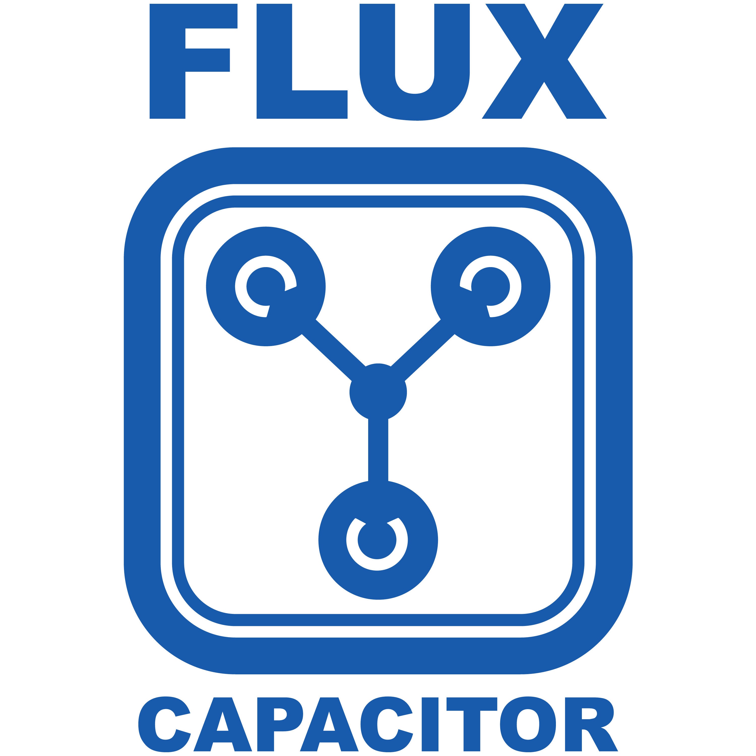 Flux Capcitor Logo Vinyl Decal Car Window Bumper Sticker | Etsy