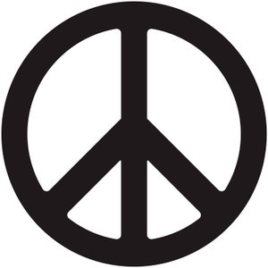 Peace Sign Vinyl Decal Car Window Bumper Sticker - Etsy