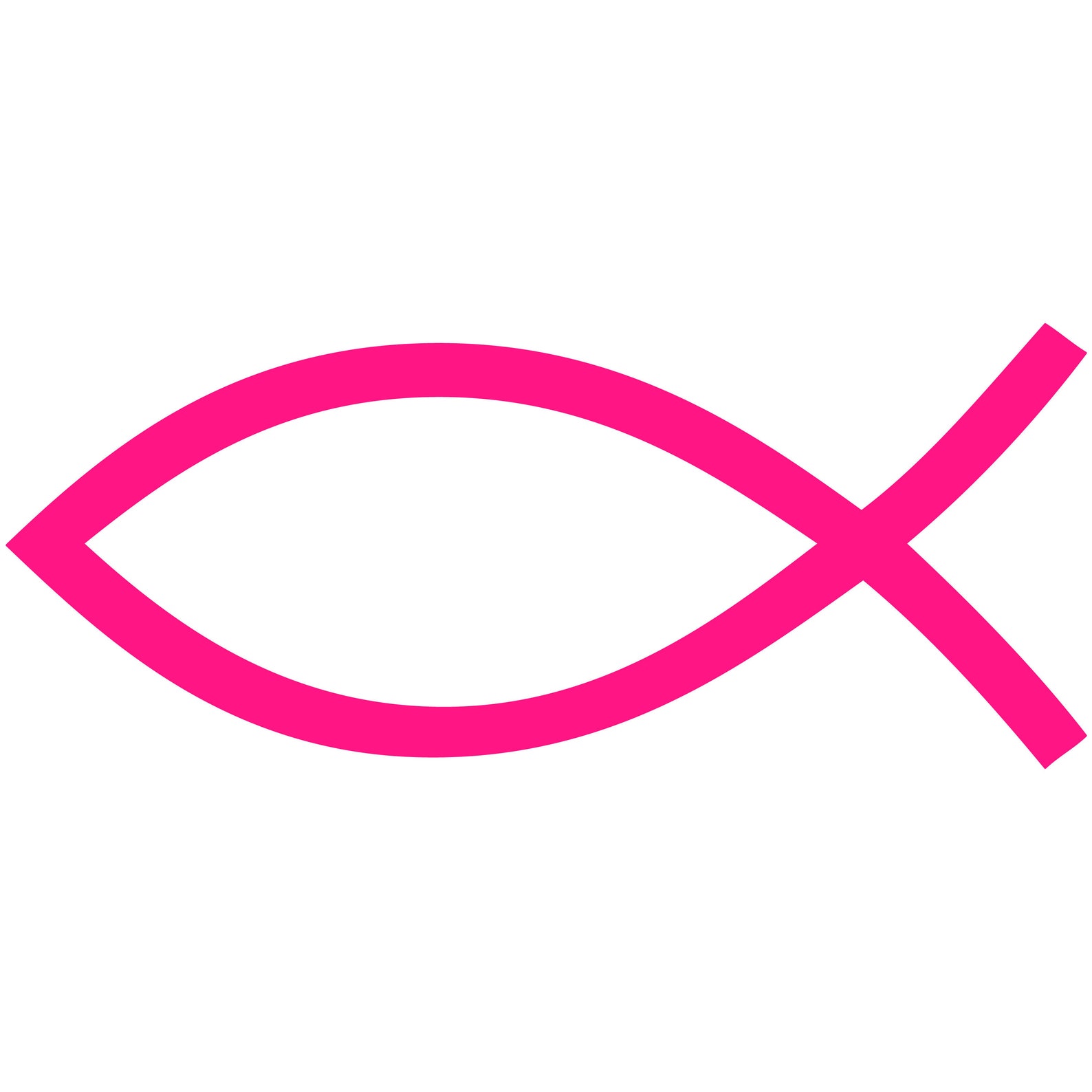 Jesus Fish Vinyl Decal Car Truck Window Bumper Sticker 2x | Etsy