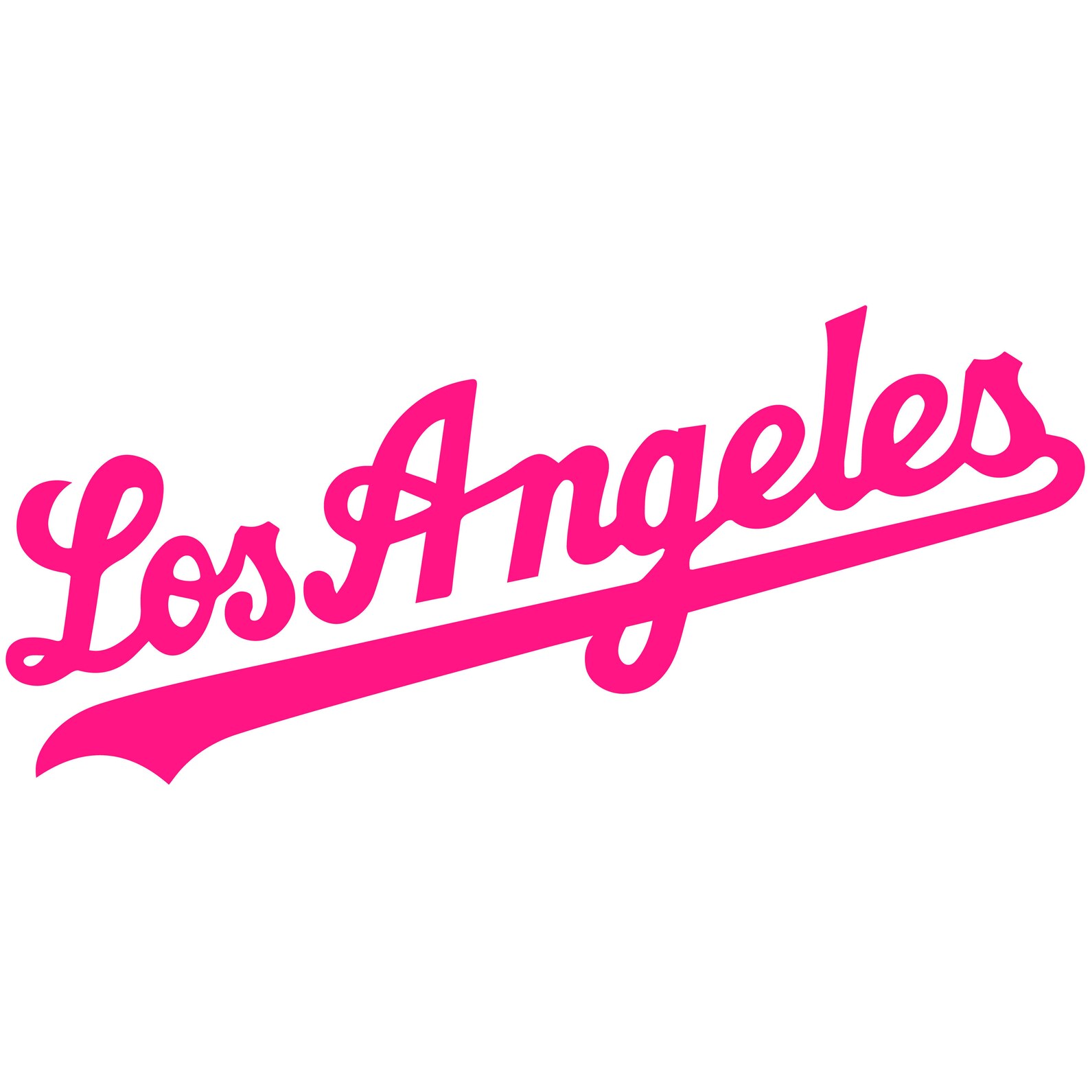 Los Angeles Vinyl Decal Car Window Bumper Sticker California - Etsy