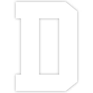 Varsity Letter D Decal Sticker Vinyl Window Laptop College Athletic ...