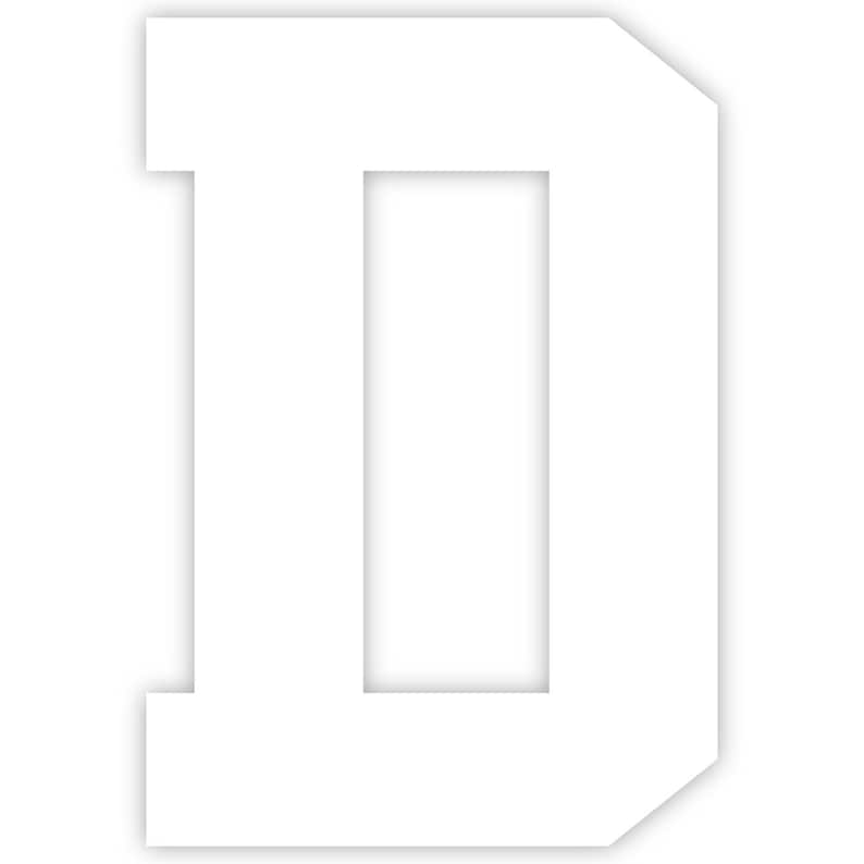 Varsity Letter D Decal Sticker Vinyl Window Laptop College - Etsy