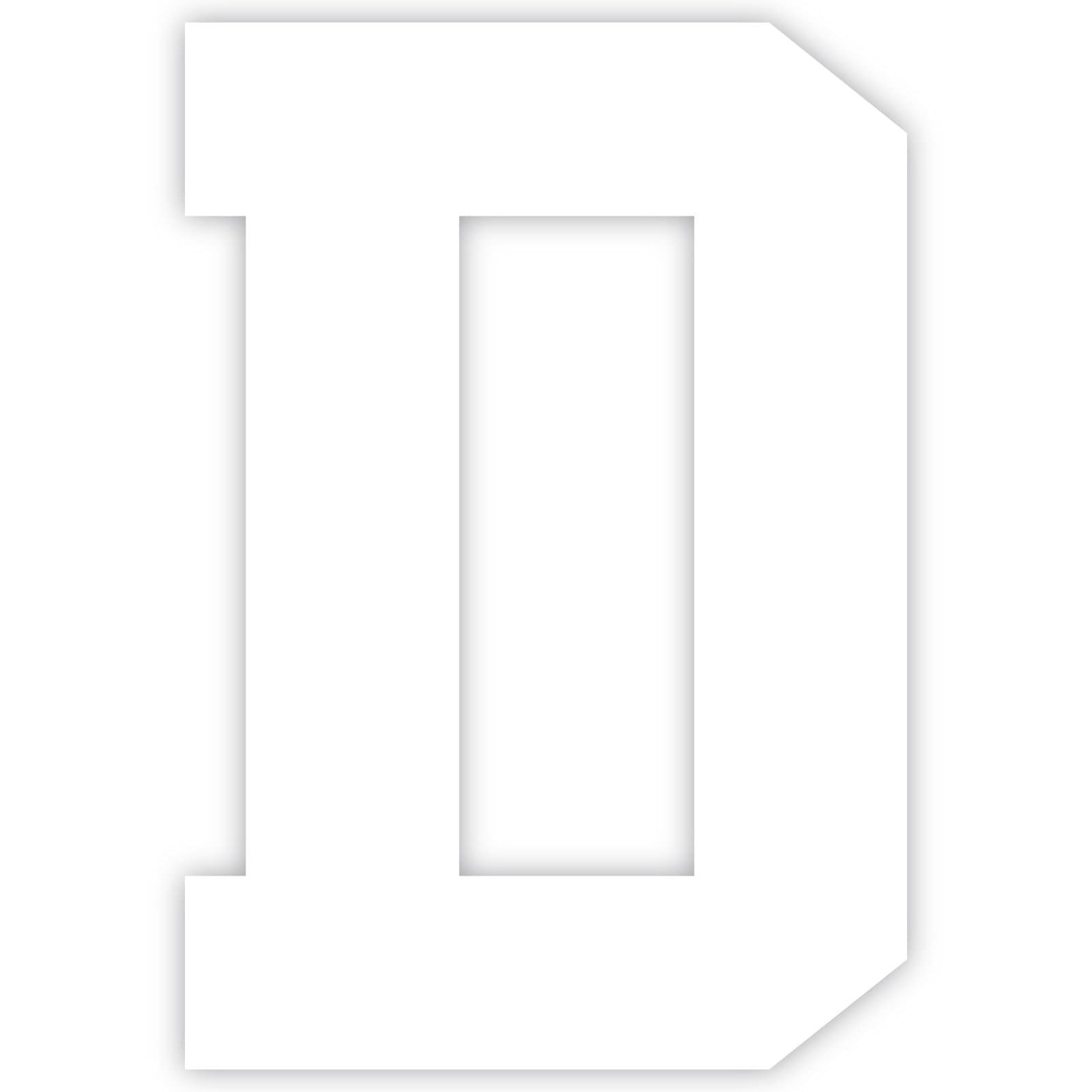 Varsity Letter D Decal Sticker Vinyl Window Laptop College - Etsy