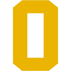 Varsity Letter O Decal Sticker Vinyl Window Laptop College Athletic ...