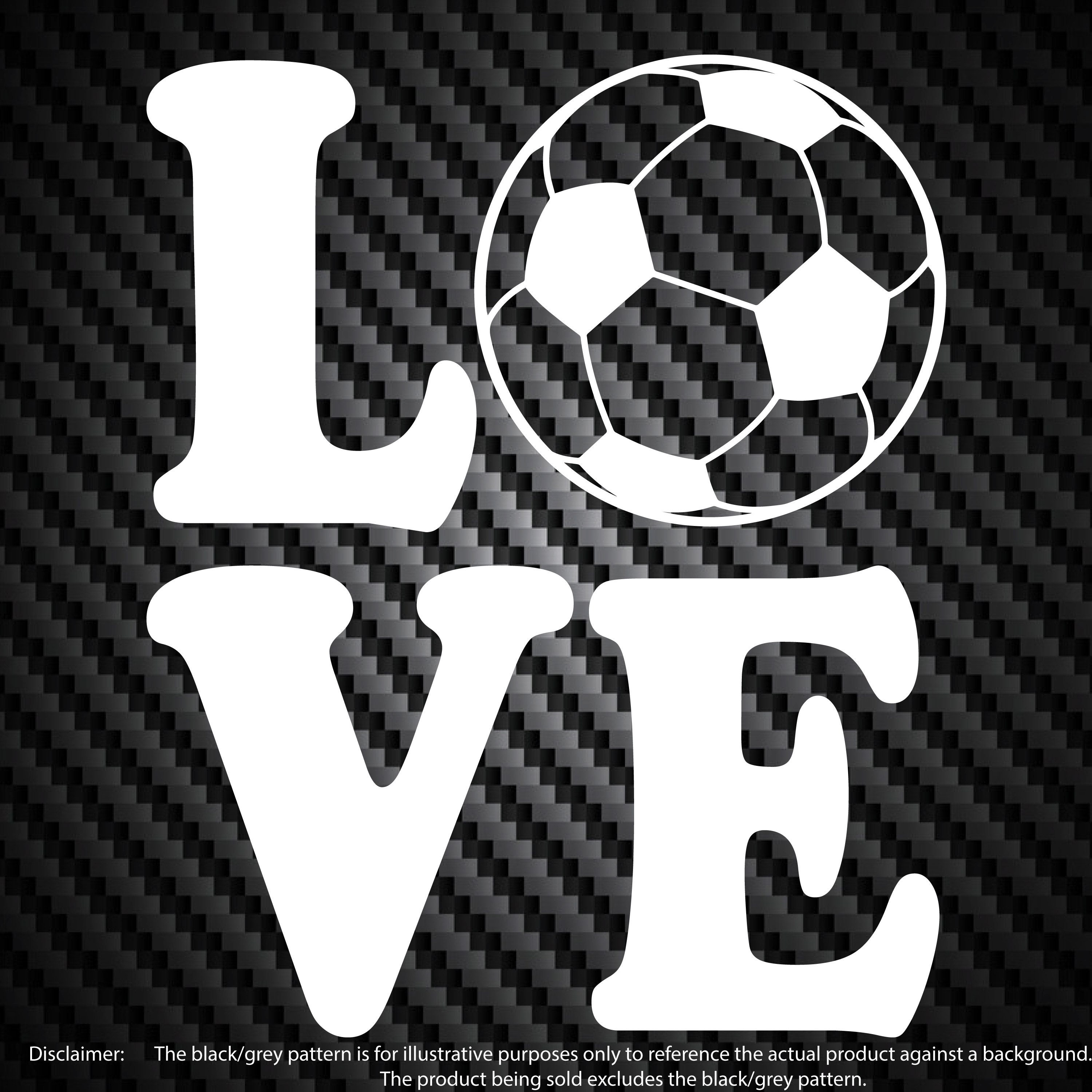 Love Soccer Stack Vinyl Decal Car Window Bumper Sticker MLS - Etsy