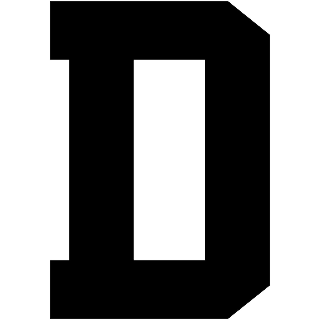 Varsity Letter D Decal Sticker Vinyl Window Laptop College Athletic ...