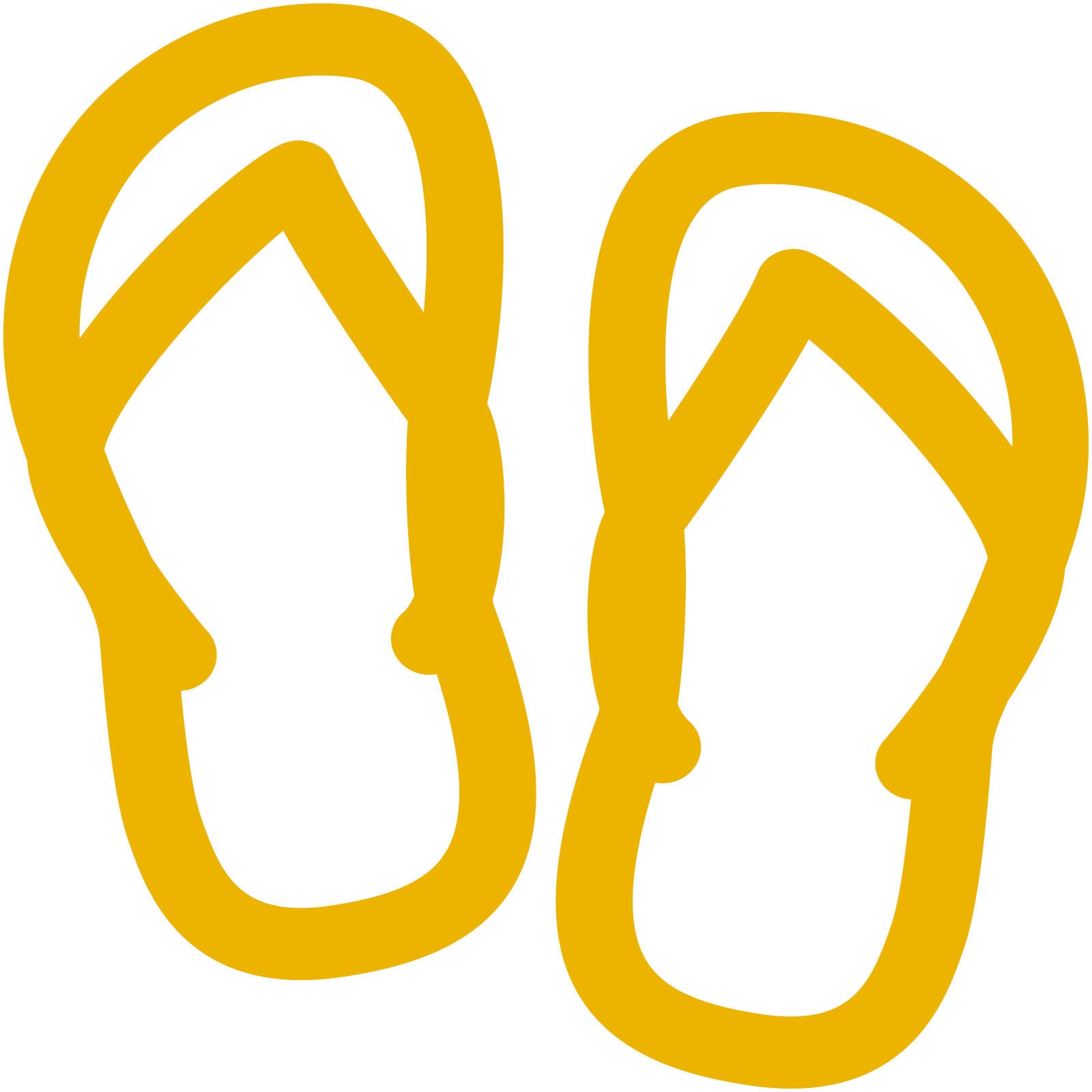 Flip Flop Vinyl Decal Car Window Bumper Sticker Sandals Hawaii - Etsy