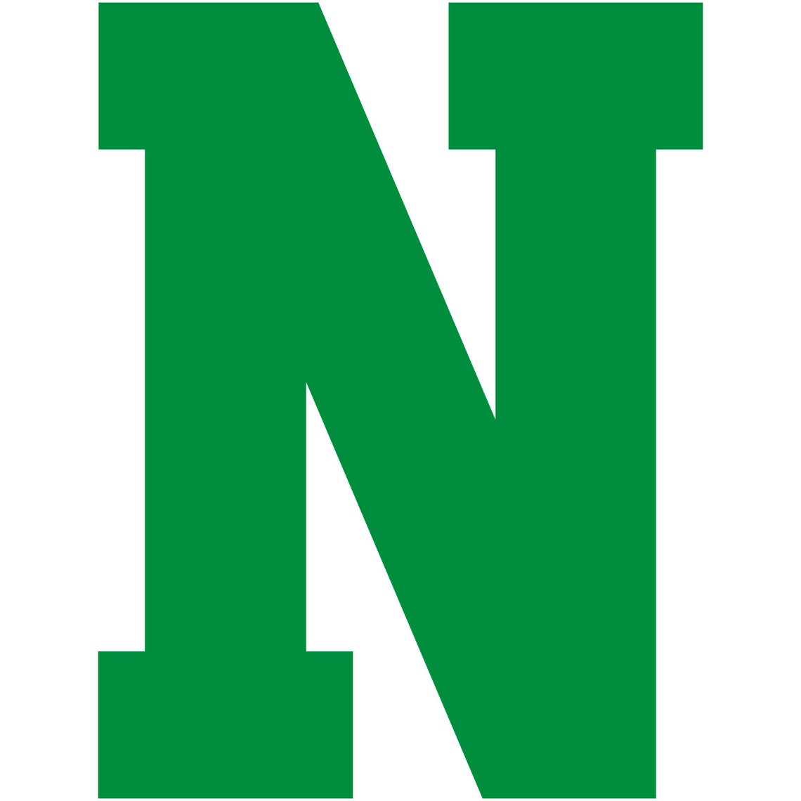 Varsity Letter N Decal Sticker Vinyl Window Laptop College - Etsy