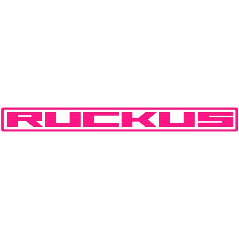 Ruckus Logo Vinyl Decal Car Window Bumper Sticker (2x) Select Color ...