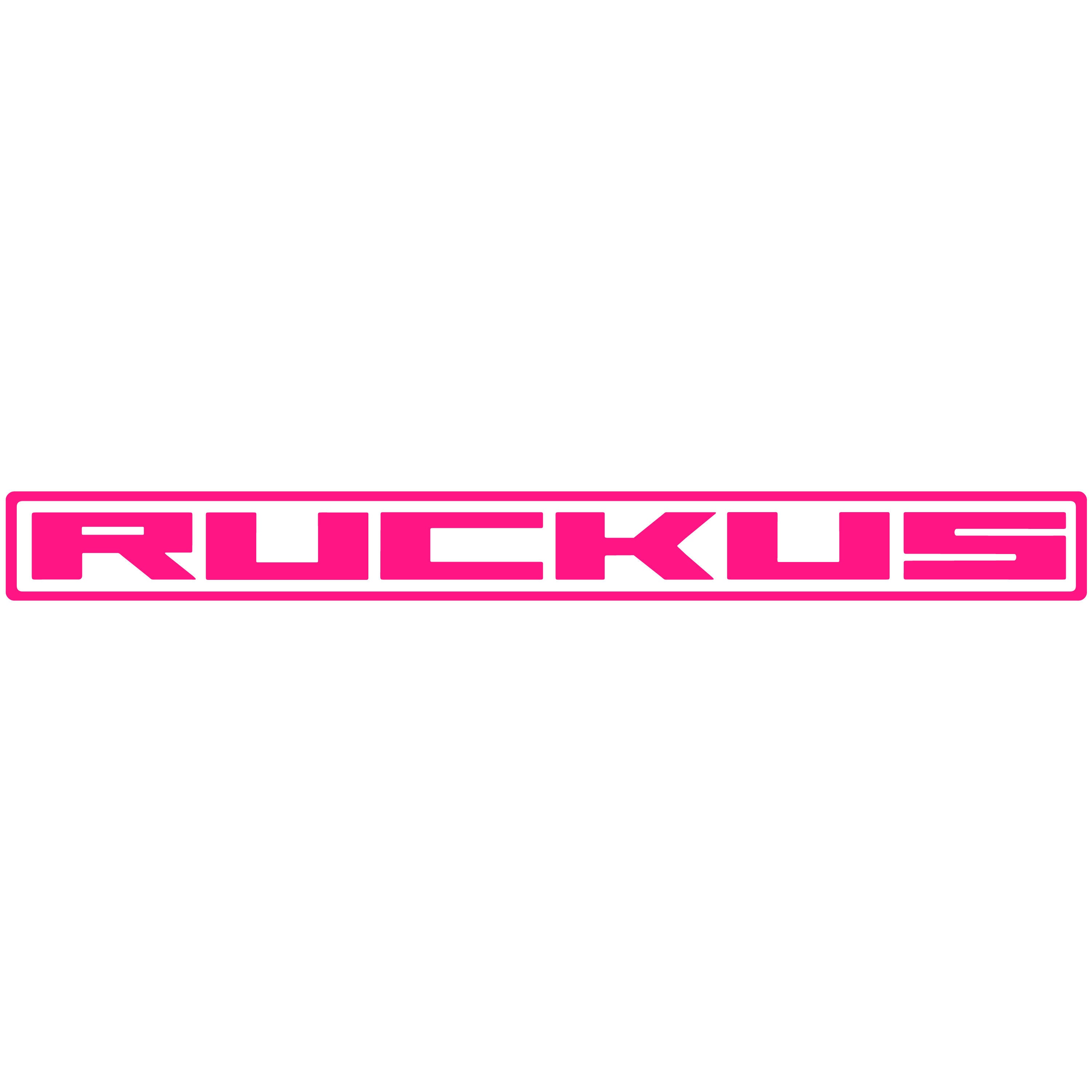 Ruckus Logo Vinyl Decal Car Window Bumper Sticker (2x) Select Color ...