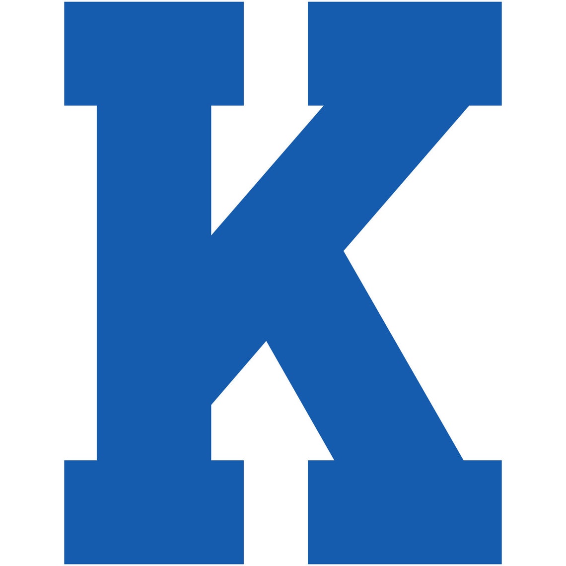 Varsity Letter K Decal Sticker Vinyl Window Laptop College - Etsy