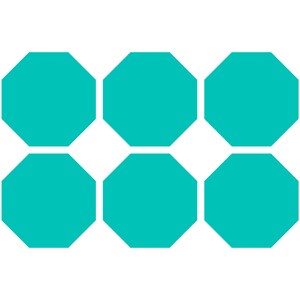 Octagon Octagons Pack Set Vinyl Decal Car Window Bumper Sticker Shapes ...