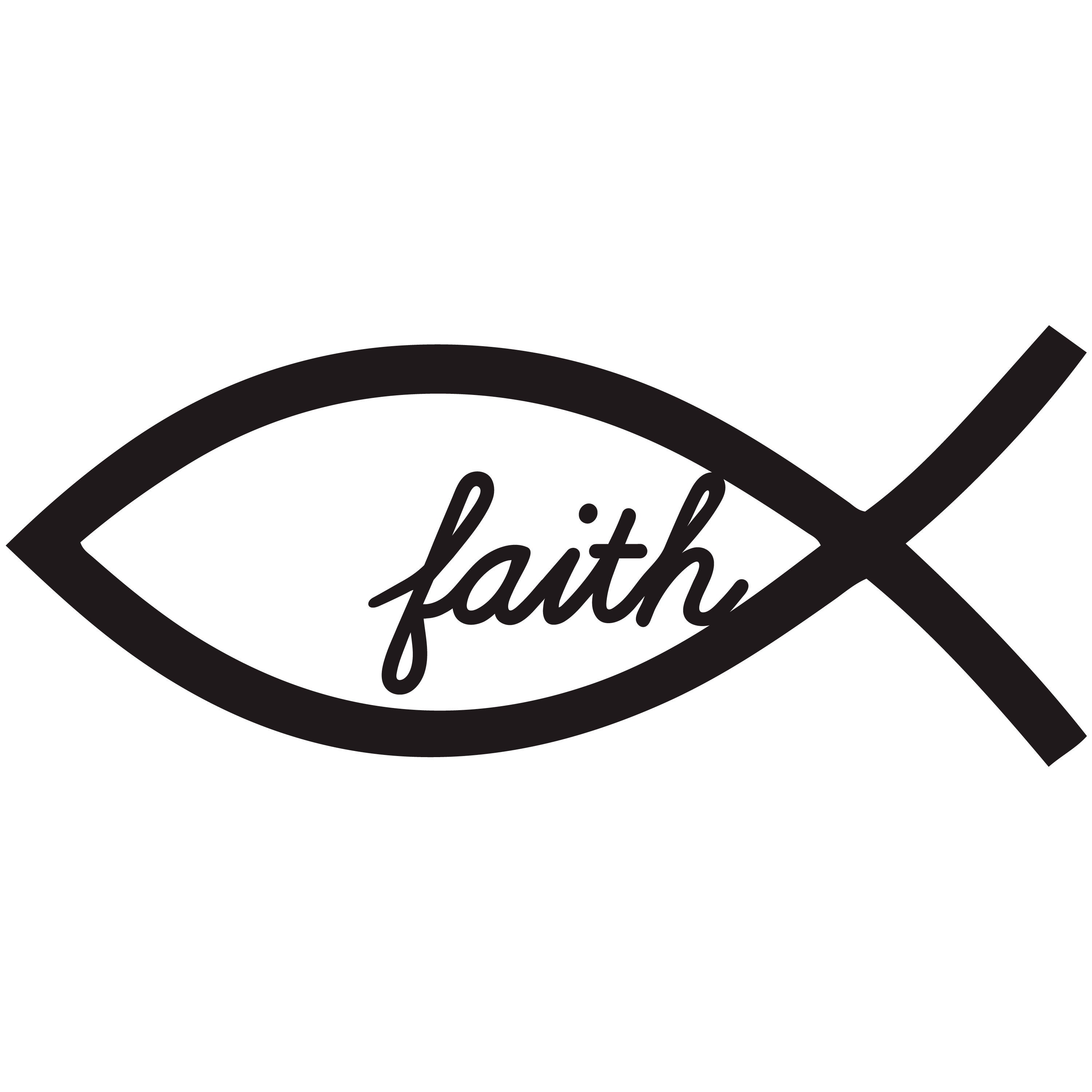 Jesus Fish Faith Vinyl Decal Car Truck Window Bumper Sticker - Etsy