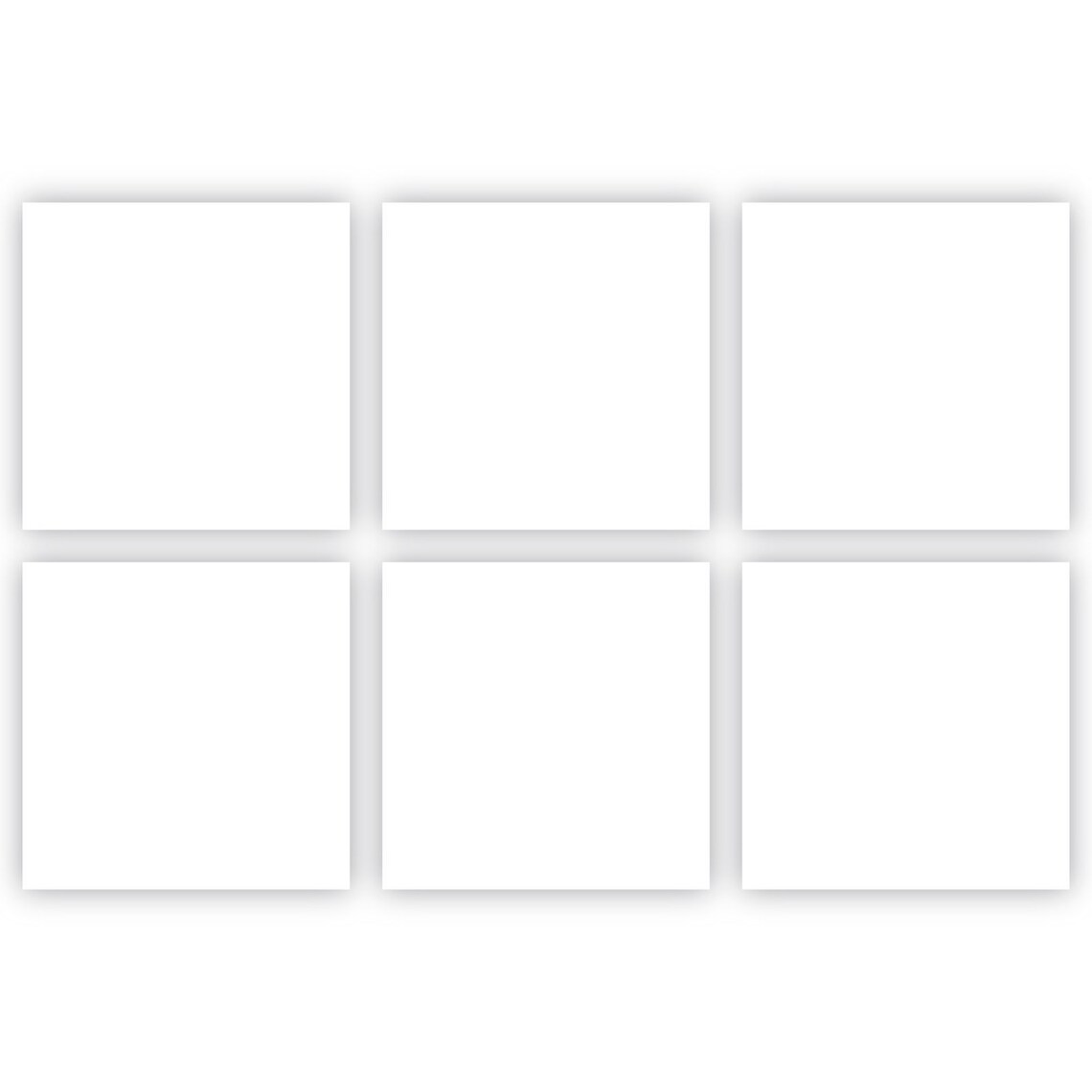 Square Squares Pack Set Vinyl Decal Car Window Bumper Sticker | Etsy