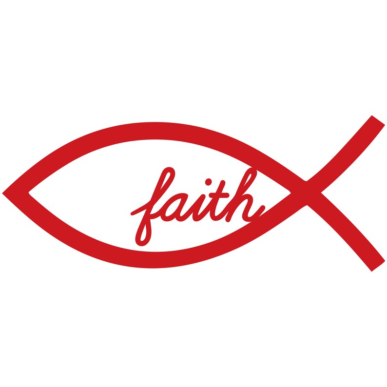 Jesus Fish Faith Vinyl Decal Car Truck Window Bumper Sticker - Etsy