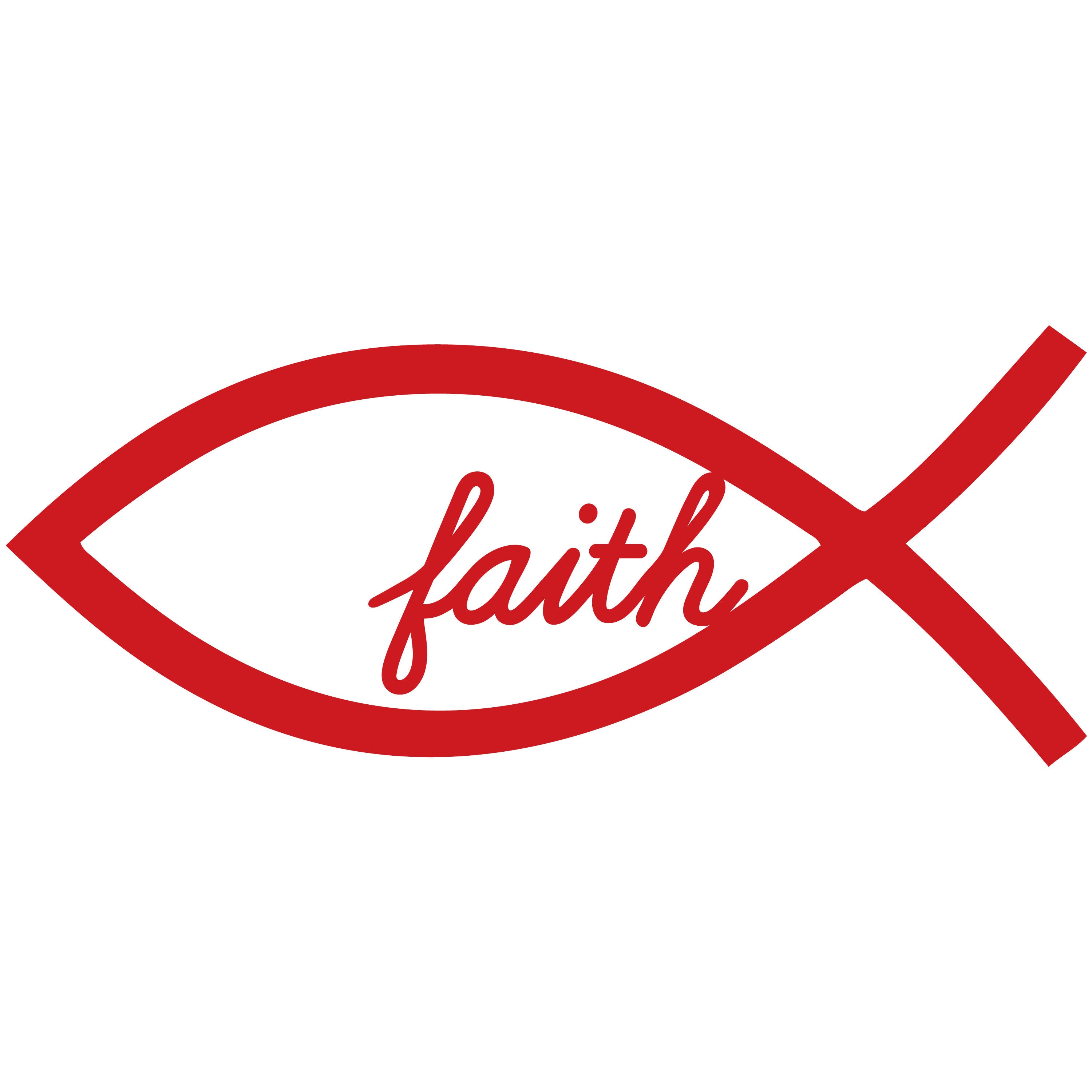 Jesus Fish Faith Vinyl Decal Car Truck Window Bumper Sticker - Etsy