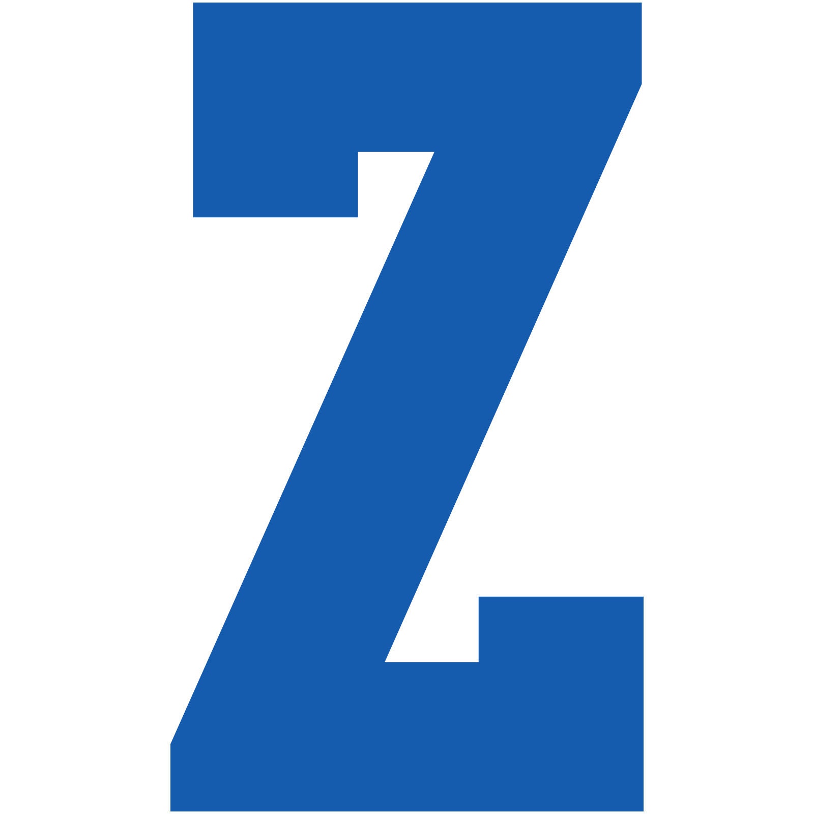 Varsity Letter Z Decal Sticker Vinyl Window Laptop College - Etsy