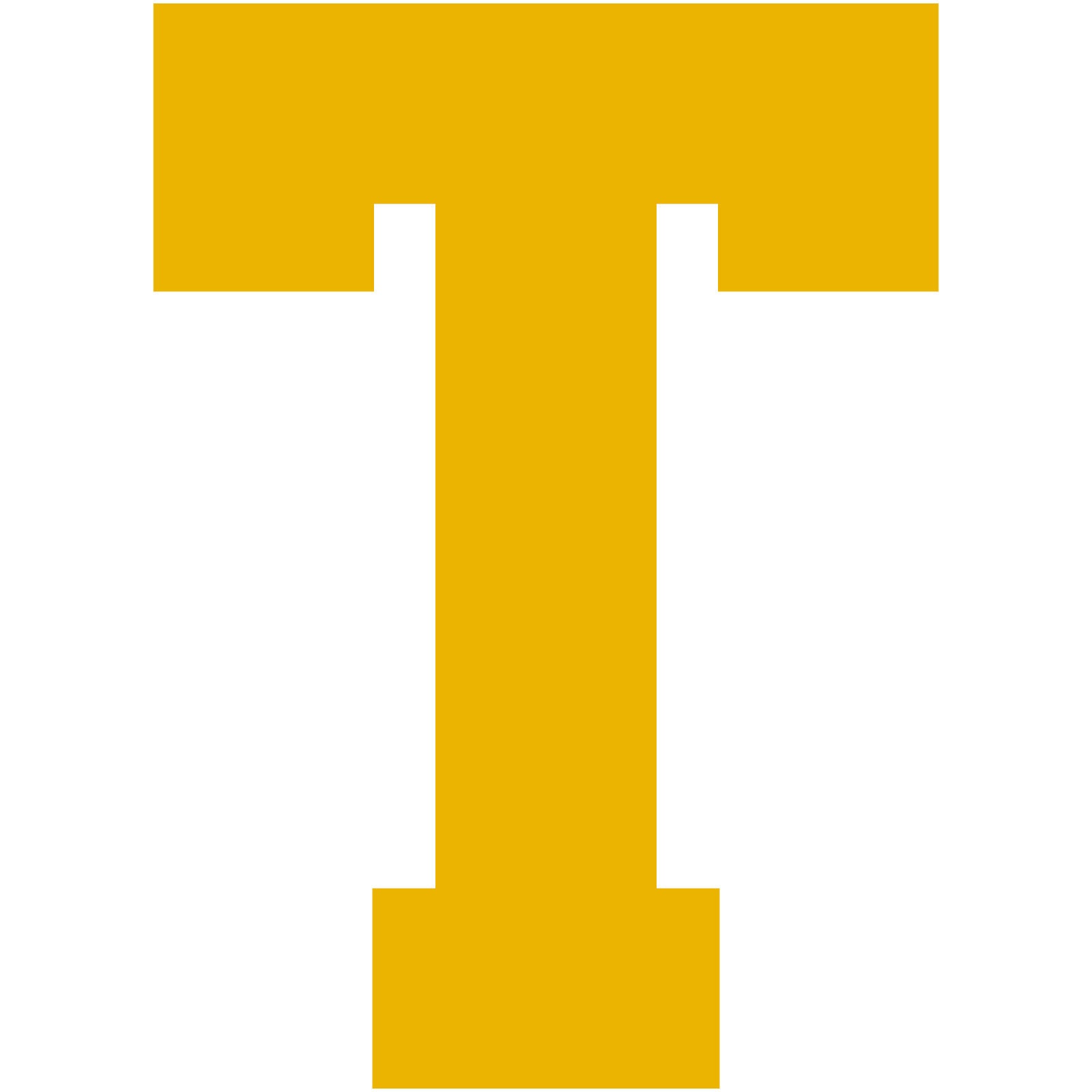 Varsity Letter T Decal Sticker Vinyl Window Laptop College - Etsy