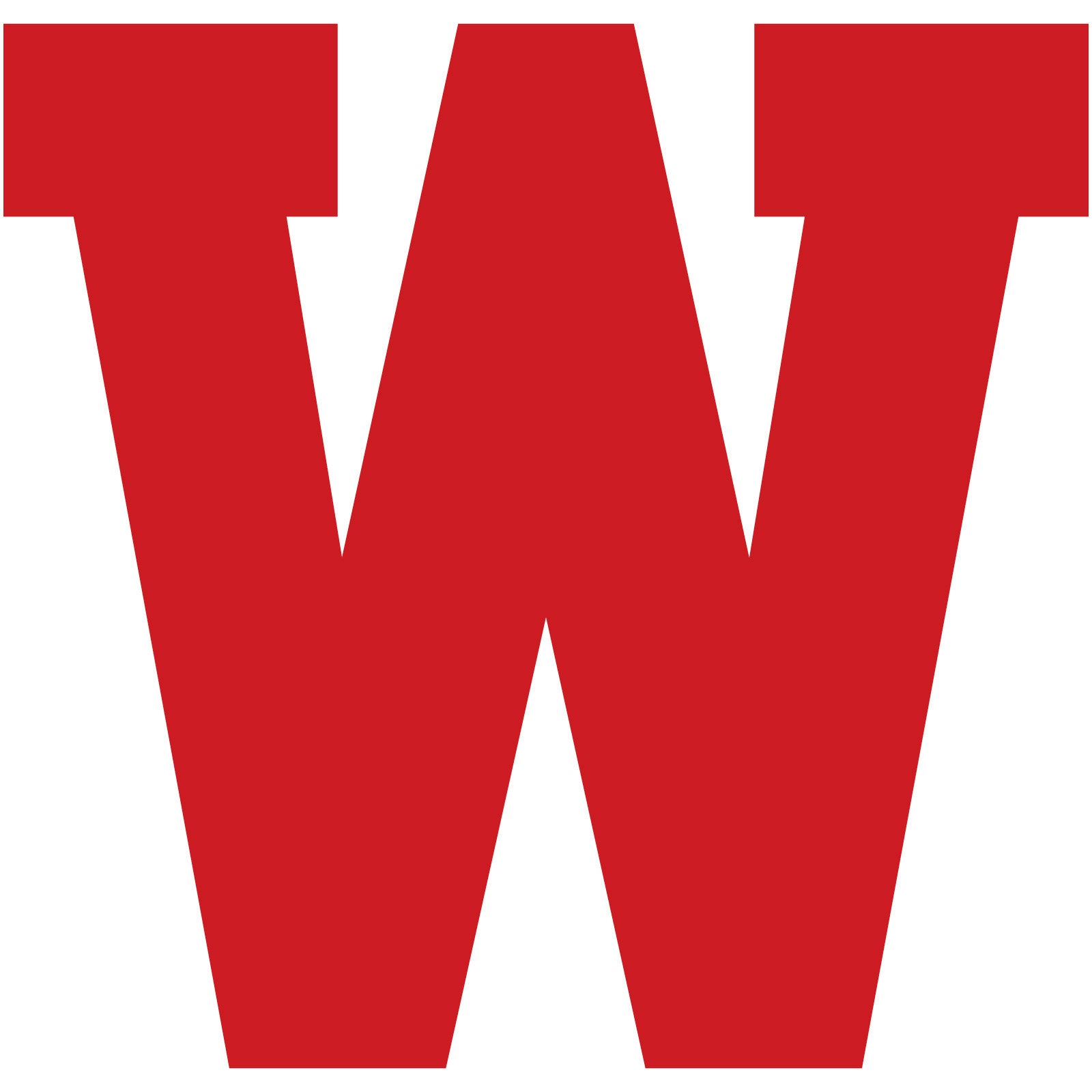 Varsity Letter W Decal Sticker Vinyl Window Laptop College | Etsy