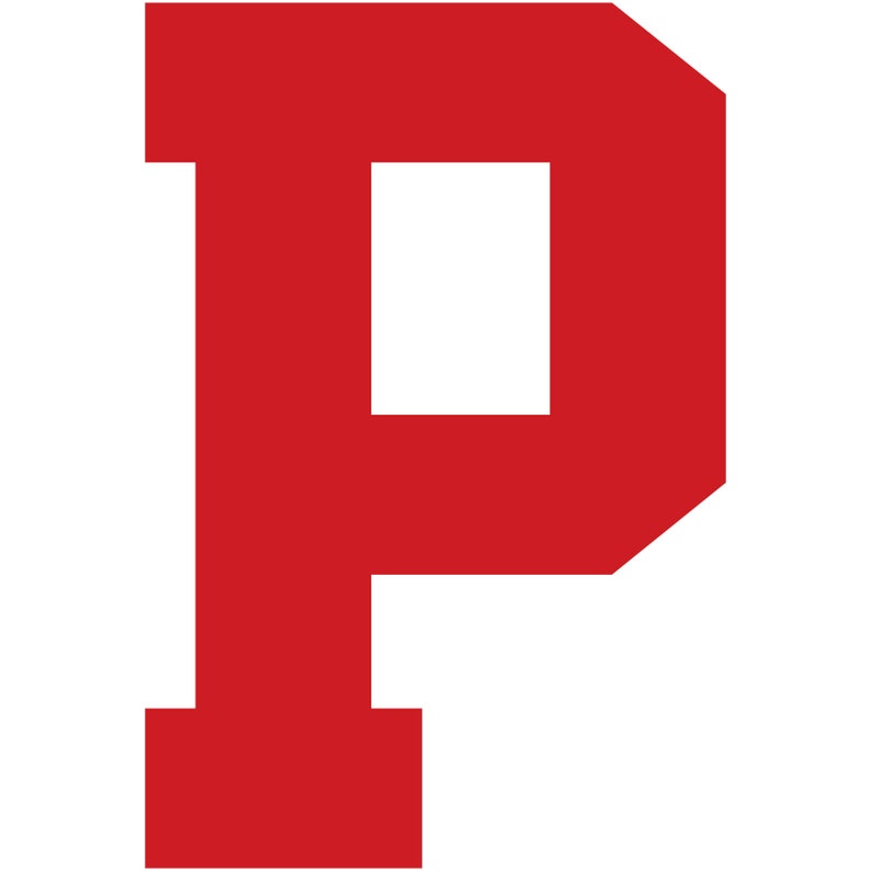 Varsity Letter P Decal Sticker Vinyl Window Laptop College - Etsy