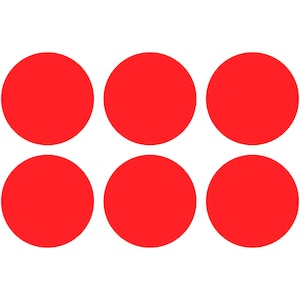 Circle Circles Pack Set Vinyl Decal Car Window Bumper Sticker Polka ...