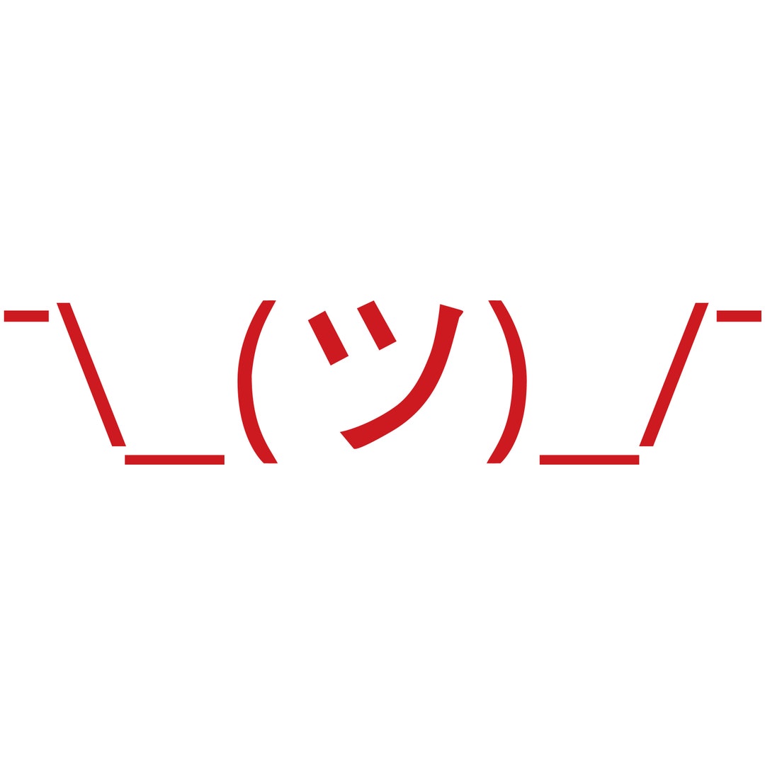 Emoticon Shrug Logo Vinyl Decal Car Window Bumper Sticker Select Color ...