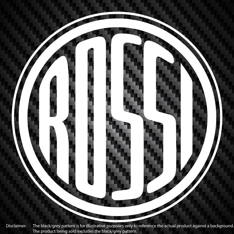 Rossi Logo Vinyl Decal Car Window Bumper Sticker Gun Case Pistol G2c ...