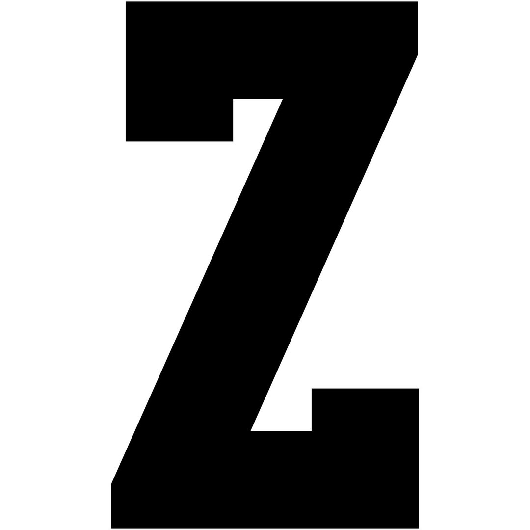 Varsity Letter Z Decal Sticker Vinyl Window Laptop College Athletic ...