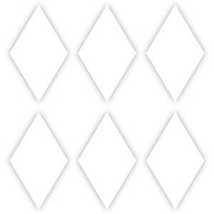 Diamond Diamonds Pack Set Vinyl Decal Car Window Bumper Sticker Shapes ...