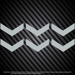 Chevron Chevrons Pack Set Vinyl Decal Car Window Bumper Sticker Shapes ...