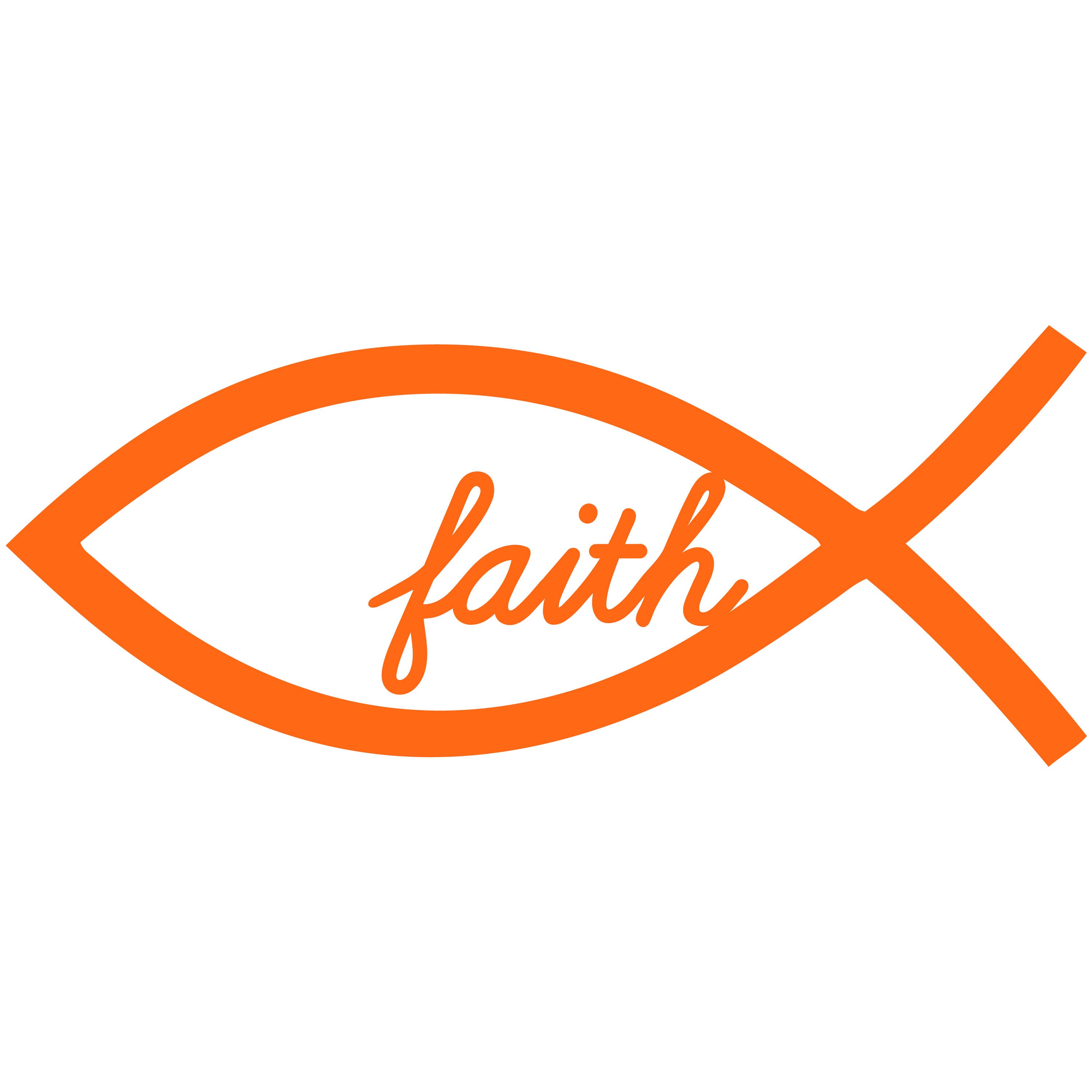 Jesus Fish Faith Vinyl Decal Car Truck Window Bumper Sticker - Etsy