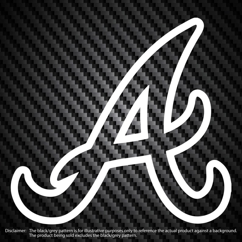 Atlanta A City Logo Sticker Decal Vinyl Car Window Georgia Baseball ...
