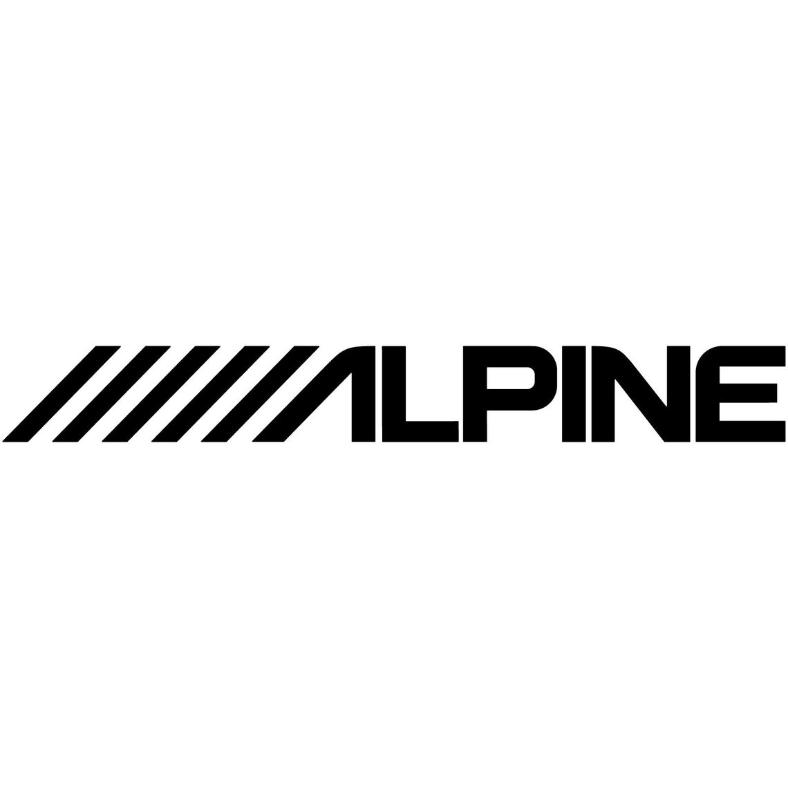 Alpine Logo Vinyl Decal Car Window Bumper Sticker Truck Audio - Etsy