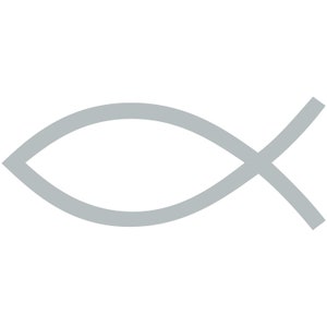 Jesus Fish Vinyl Decal Car Truck Window Bumper Sticker (2x) Select ...