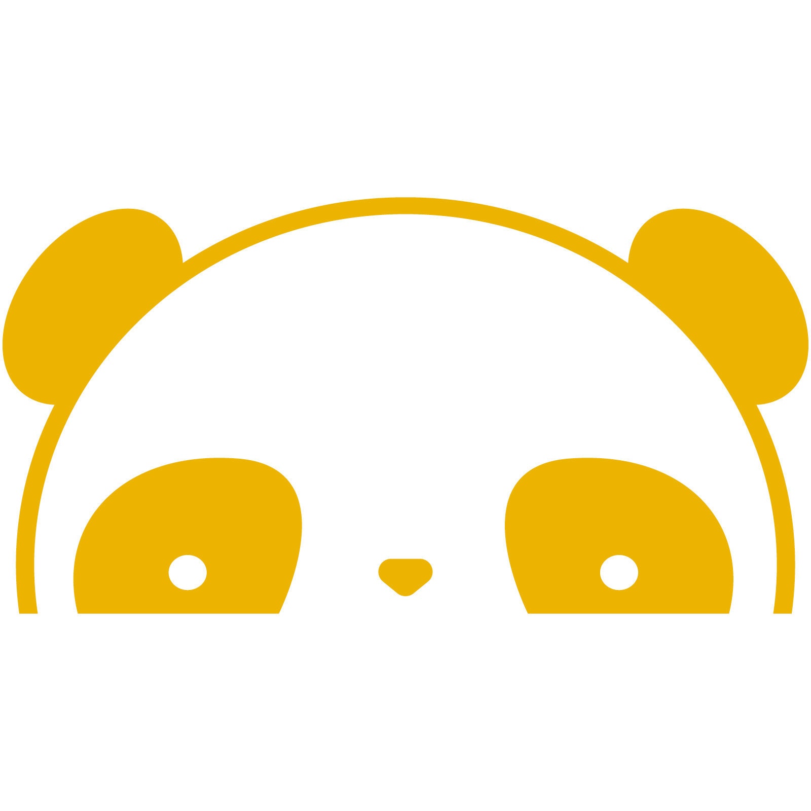 Panda Peeking Vinyl Decal Car Window Bumper Sticker Funny Cute - Etsy