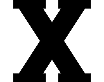 Letter X | Etsy