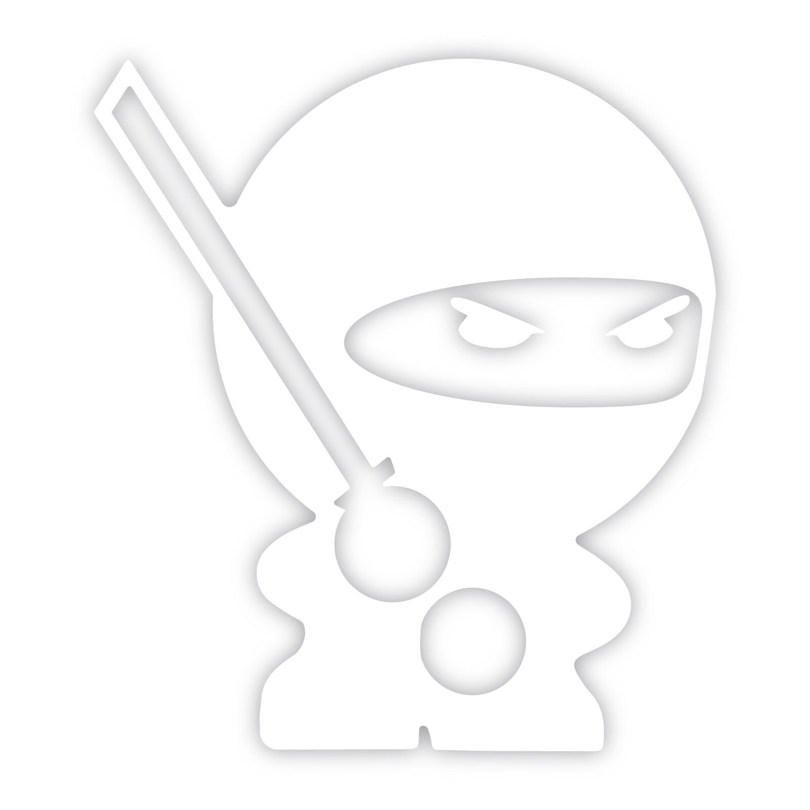 Shinobi Ninja Logo Vinyl Decal Car Window Bumper Sticker Japan - Etsy ...