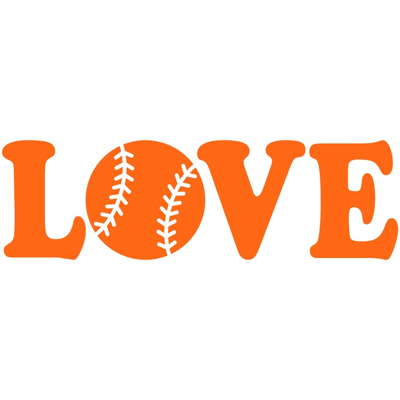 Love Baseball Vinyl Decal Car Window Bumper Sticker MLB Sports I Heart ...