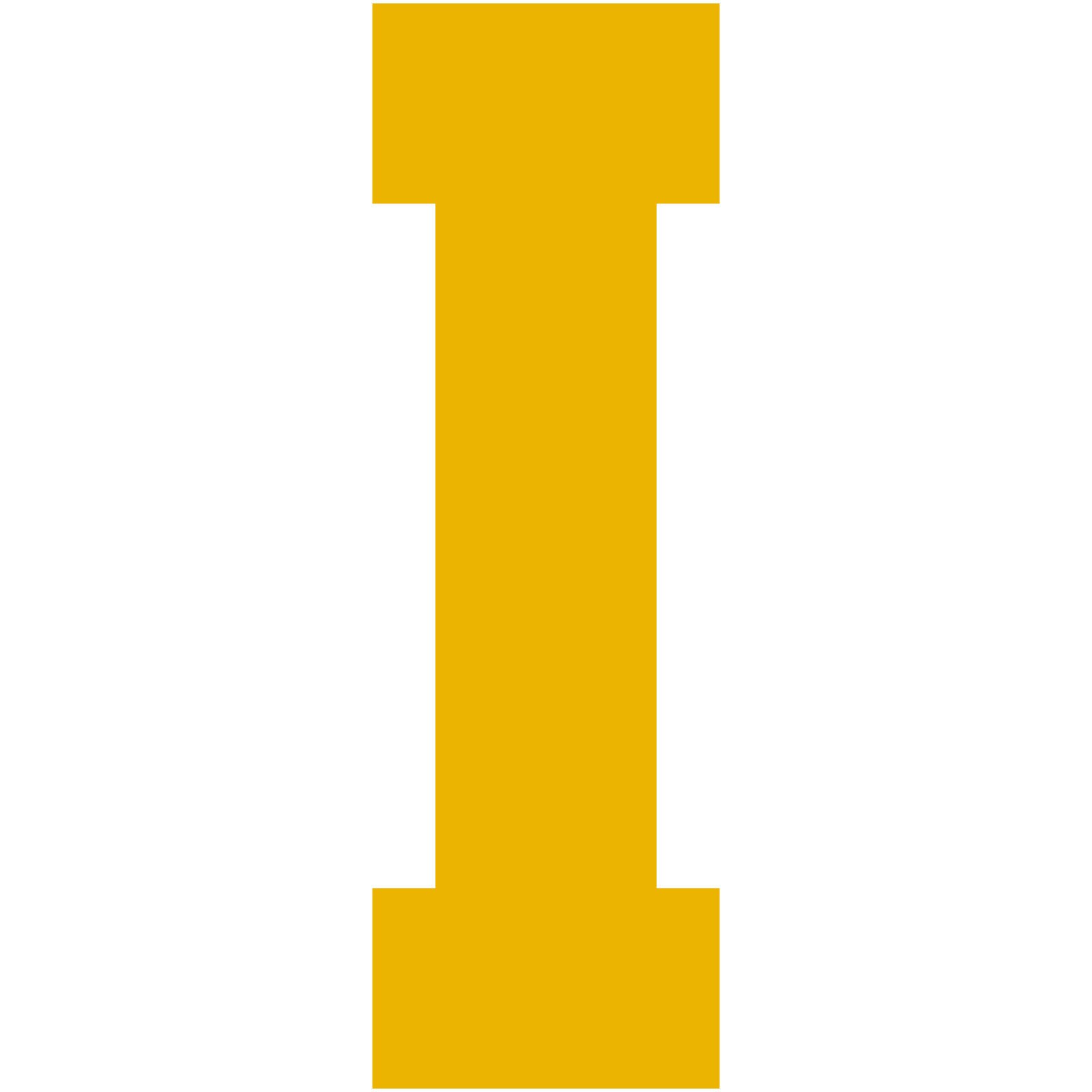 Varsity Letter I Decal Sticker Vinyl Window Laptop College | Etsy