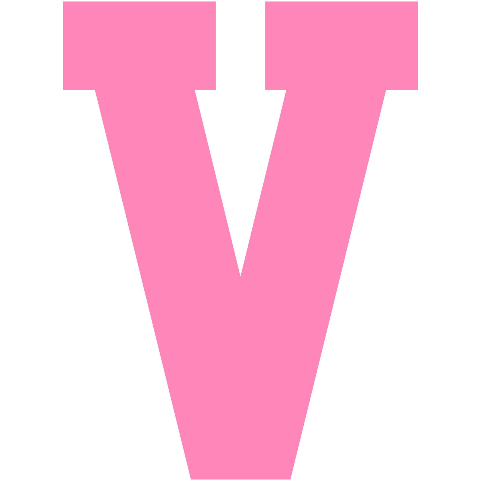 Varsity Letter V Decal Sticker Vinyl Window Laptop College - Etsy