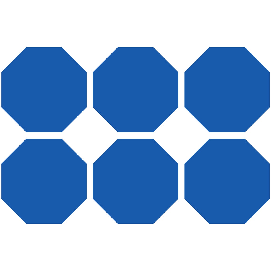 Octagon Octagons Pack Set Vinyl Decal Car Window Bumper - Etsy