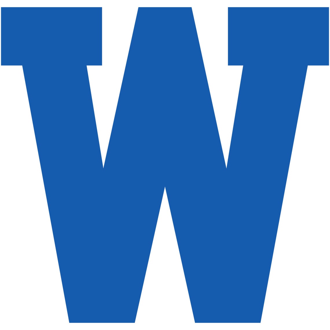 Varsity Letter W Decal Sticker Vinyl Window Laptop College | Etsy