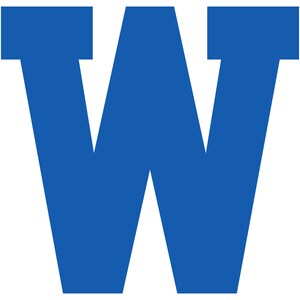 Varsity Letter W Decal Sticker Vinyl Window Laptop College Athletic ...