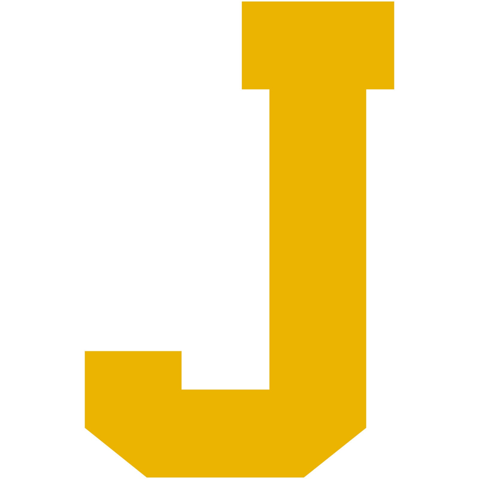 Varsity Letter J Decal Sticker Vinyl Window Laptop College | Etsy