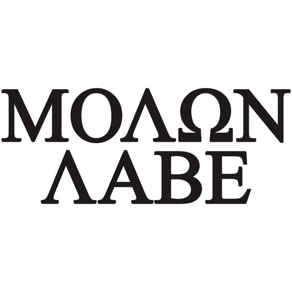 Molon Labe Window Decal