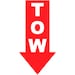 Tow Hook Arrow Down Vinyl Decal Car Window Bumper Sticker Euro JDM Race ...