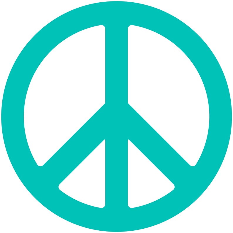 Peace Sign Vinyl Decal Car Window Bumper Sticker - Etsy